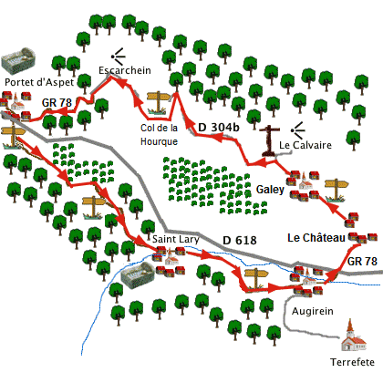 Gr 78 - Balade à Galey